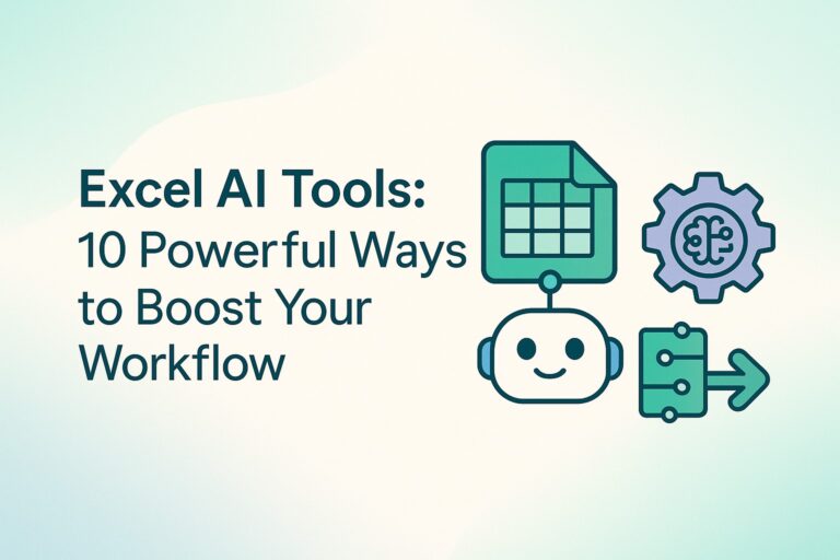 Excel AI Tools: 10 Powerful Ways to Boost Your Workflow